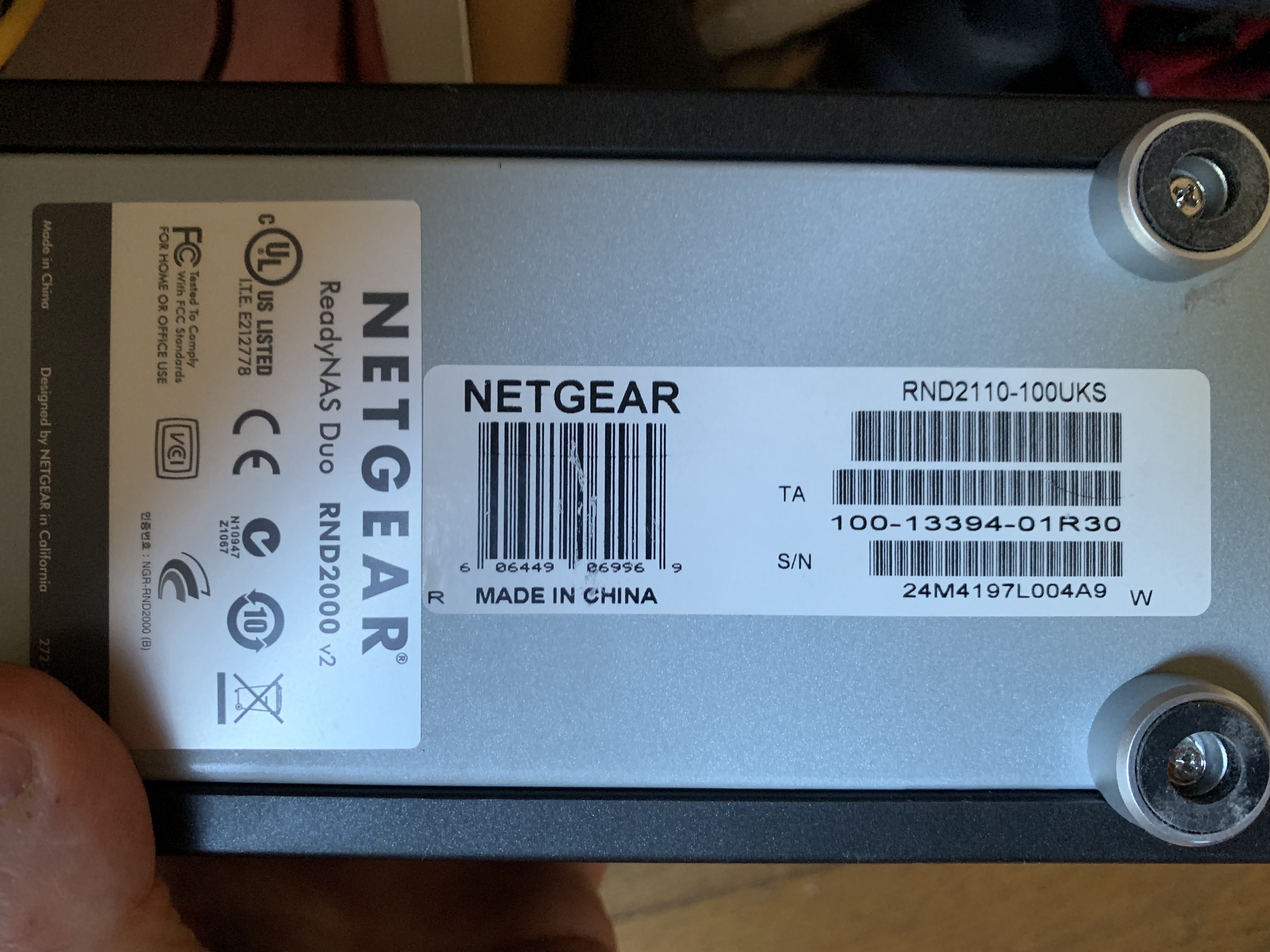 UPS for ReadyNAS Duo RND2000 v1 - NETGEAR Communities