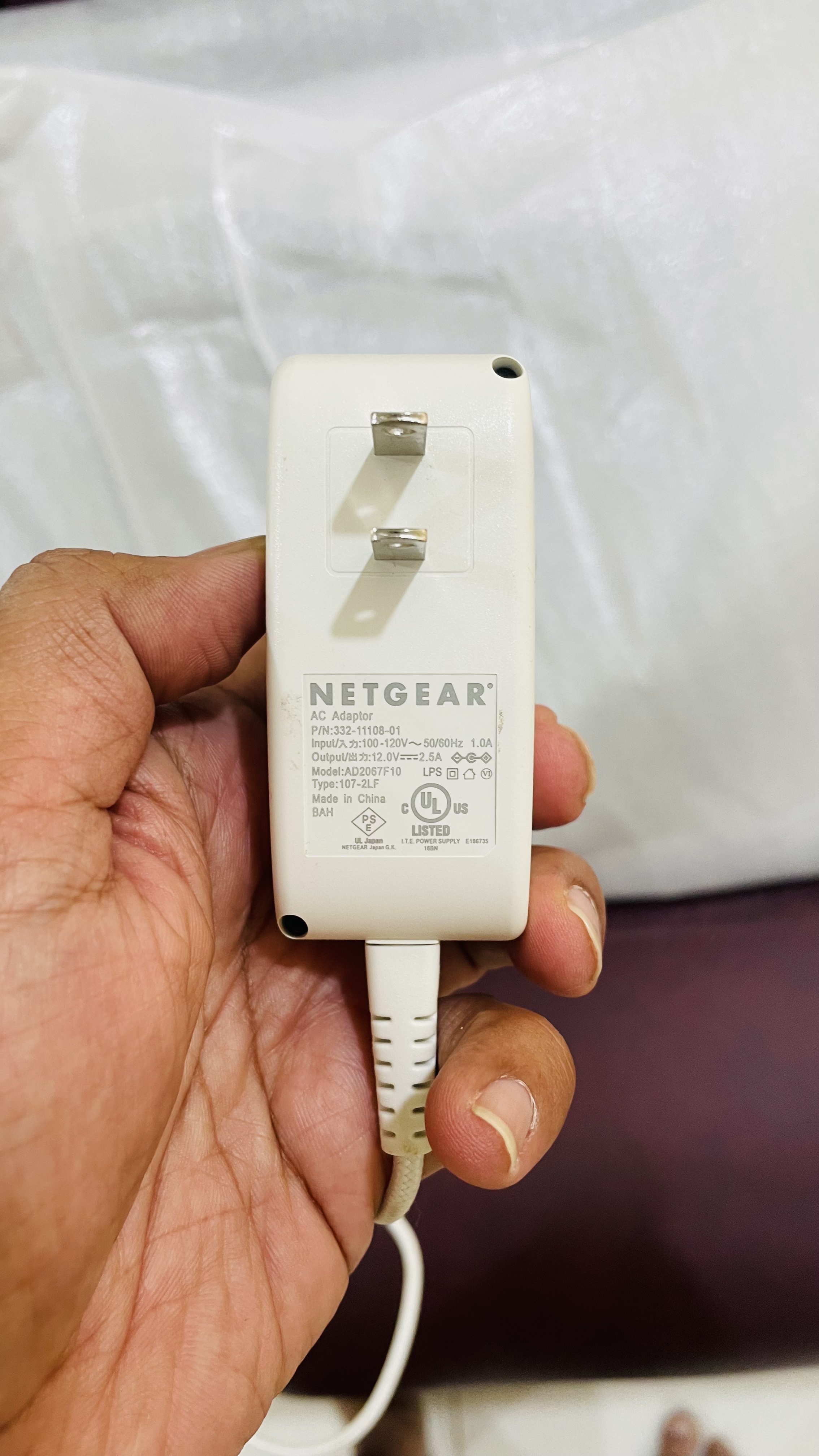 Power adapter voltage compatibility (Meural Canvas II) MC327 | NETGEAR ...
