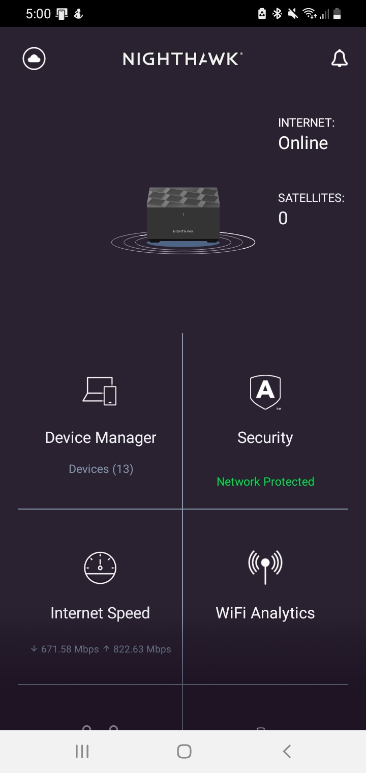 Satellites not showing up in Nighthawk App | NETGEAR Communities