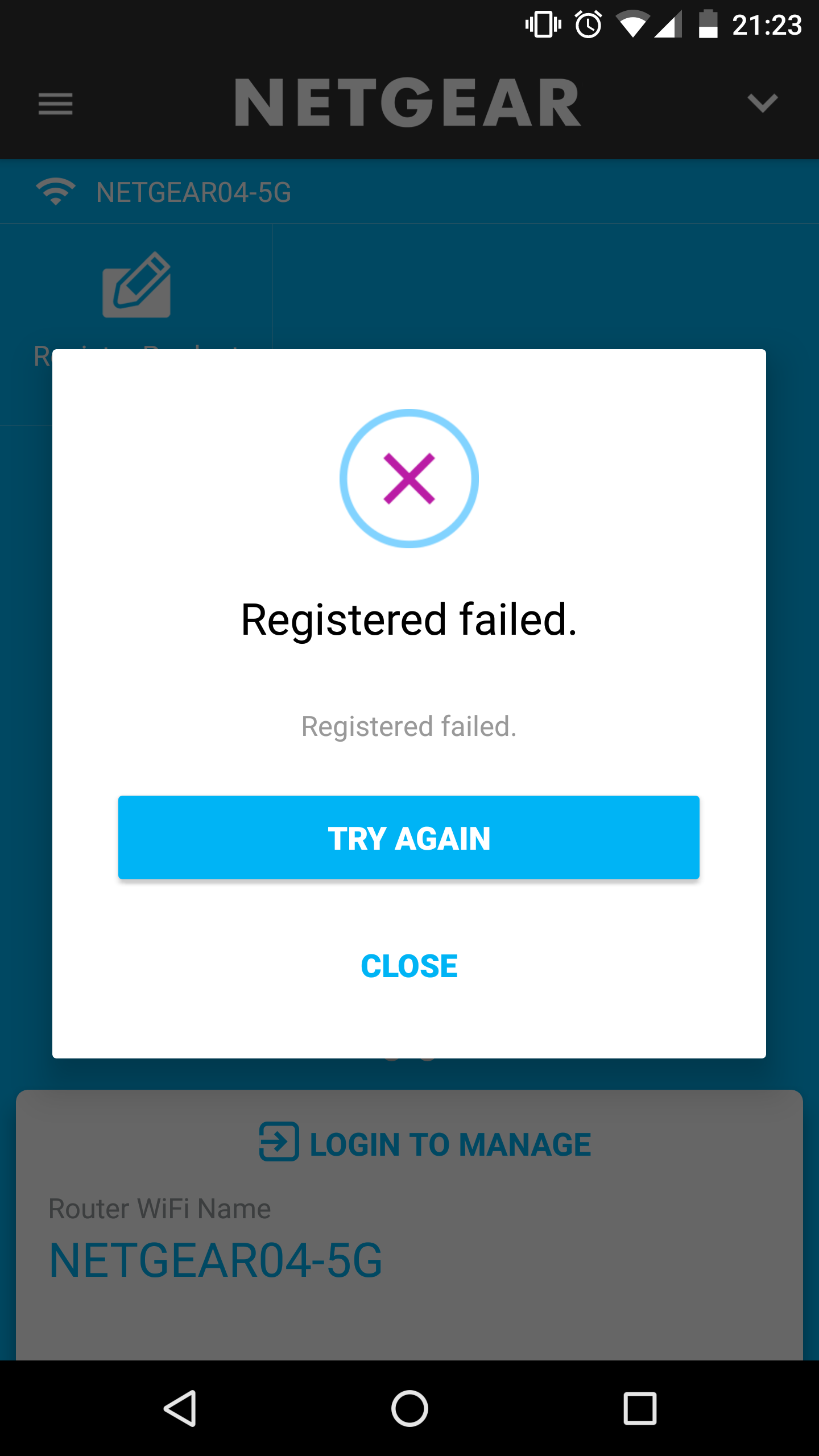 C7000 registration failed | NETGEAR Communities