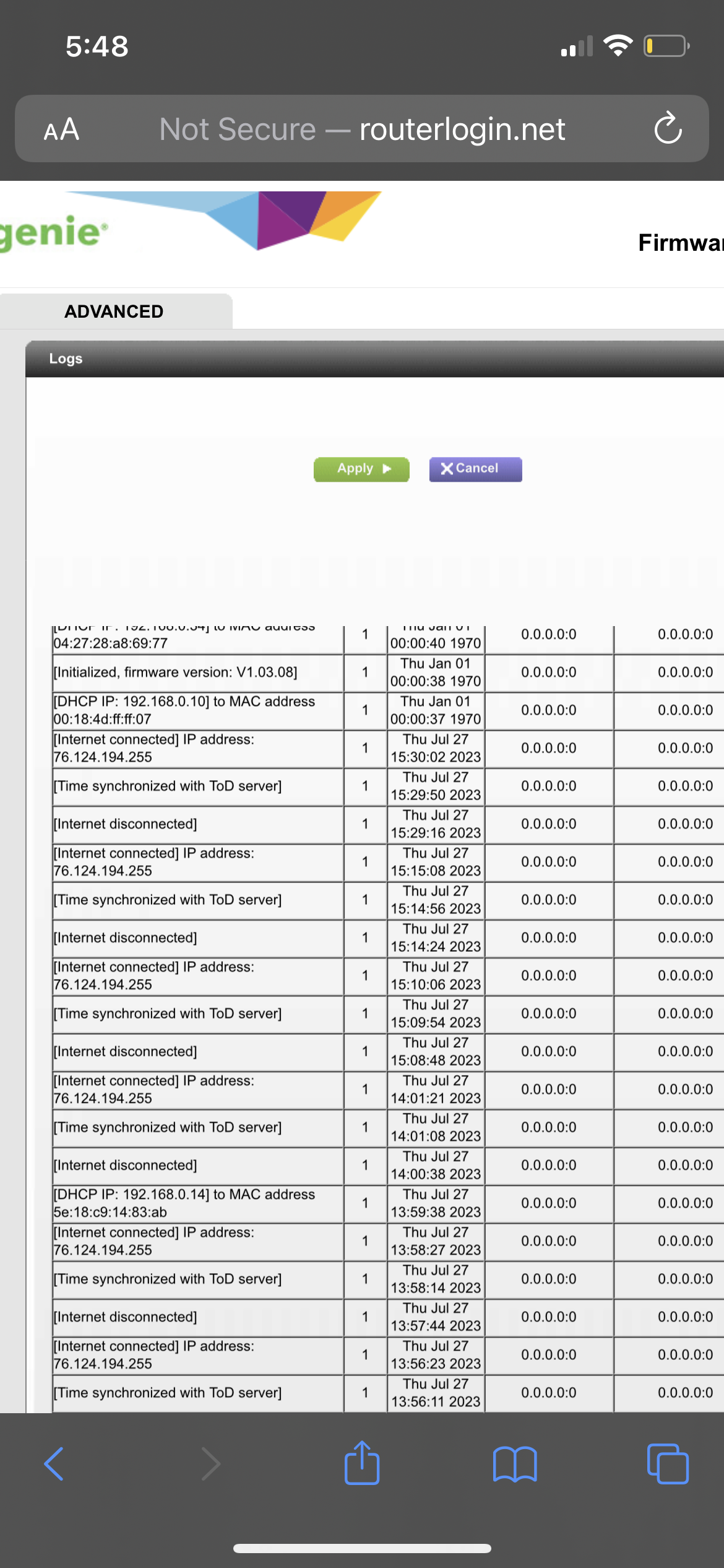 NEED HELP Netgear C7000v2 - Constant internet drops | NETGEAR Communities
