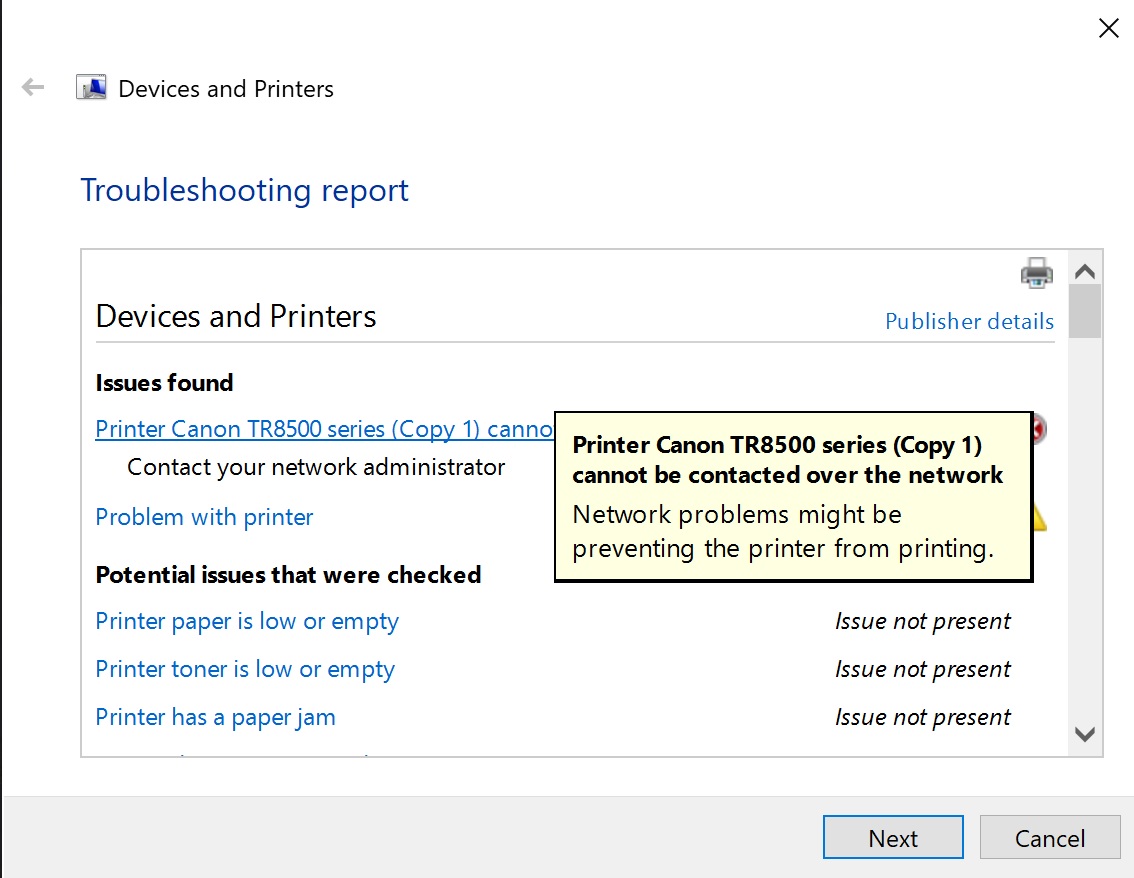 Orbi RBR350 Canon Printer | NETGEAR Communities