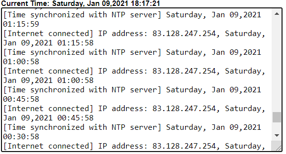 R7000 Firmware 1.0.11.110 Internet connected - time synchronized ...