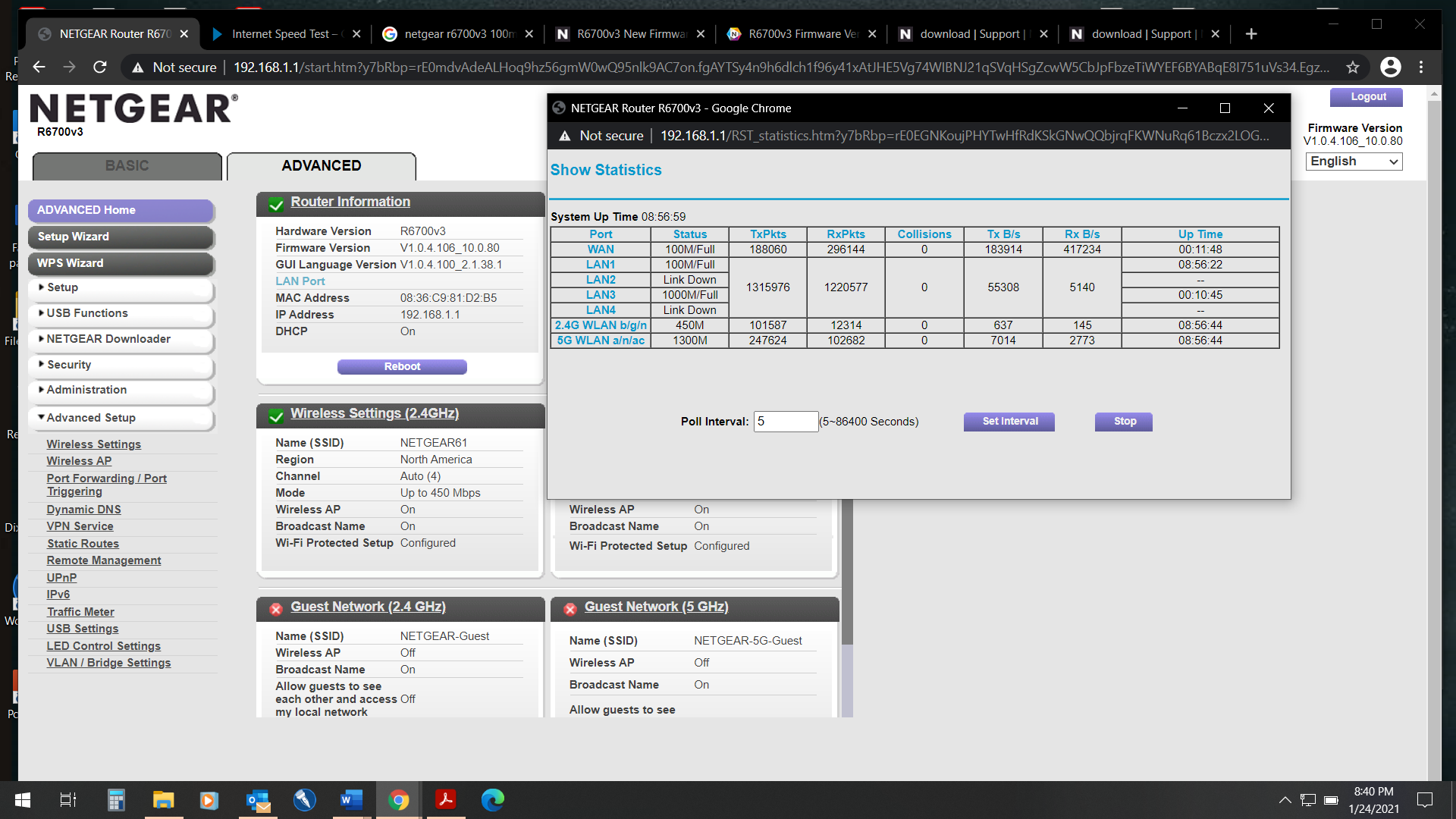 R6700v3 Capped at 100Mbps (yeah, me too) | NETGEAR Communities