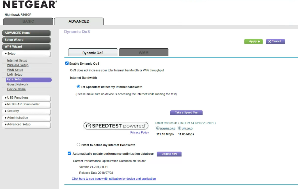 QoS rules for a Nighthawk R7000P | NETGEAR Communities