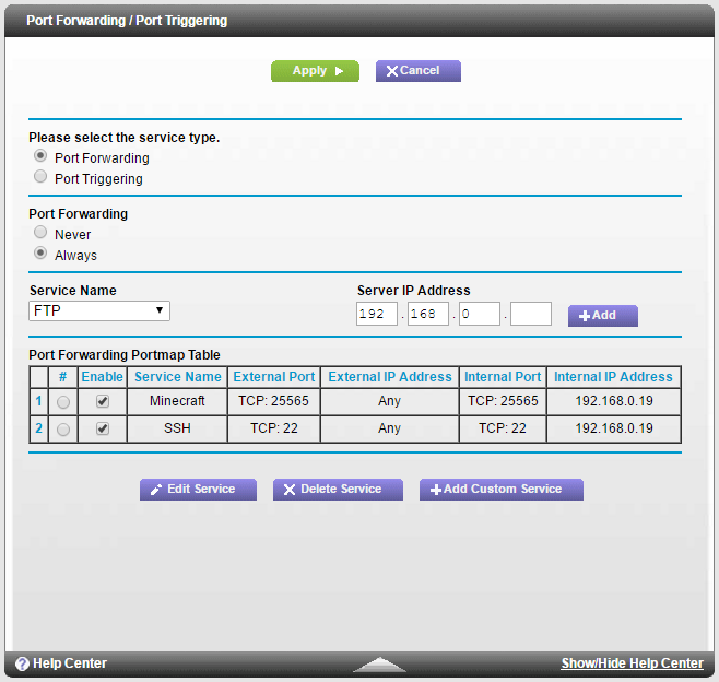 C700 Modem Router Port Forwarding Issue Netgear Communities