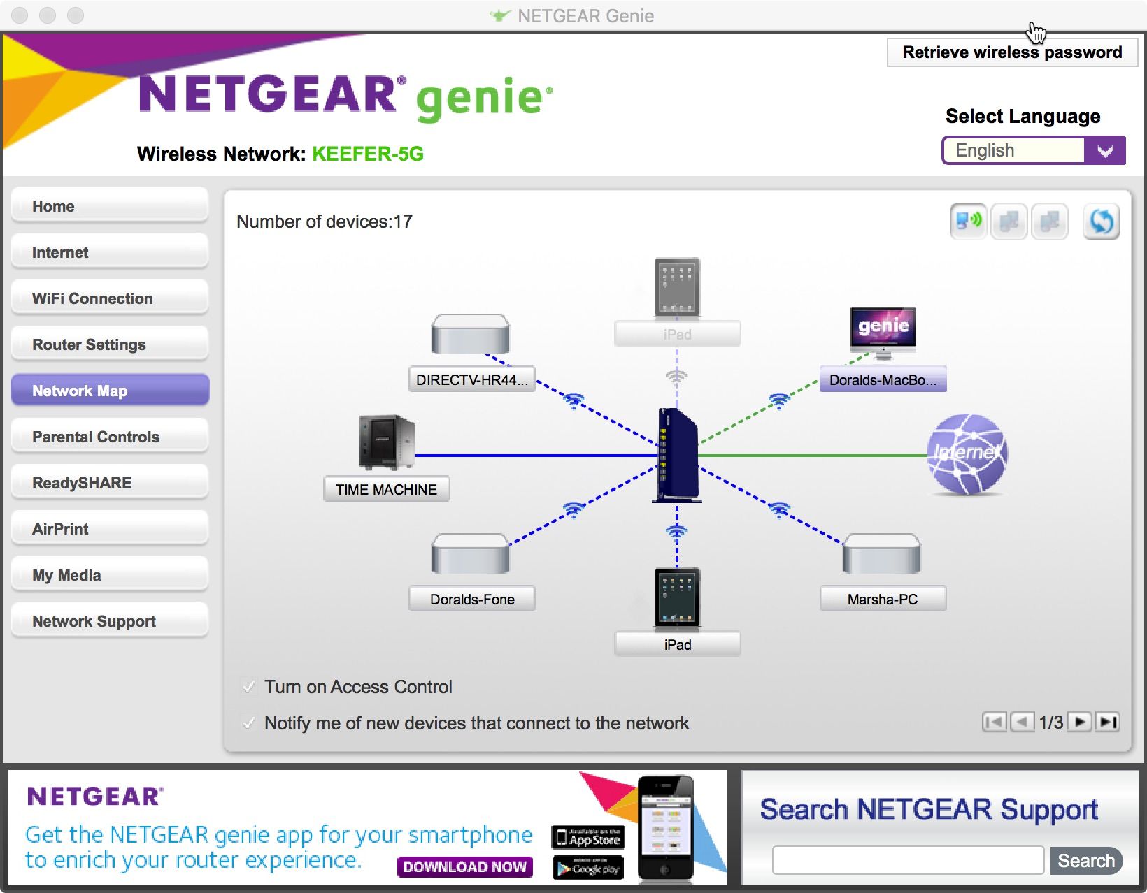 Netgear Genie - Network Map showing strange connections | NETGEAR ...