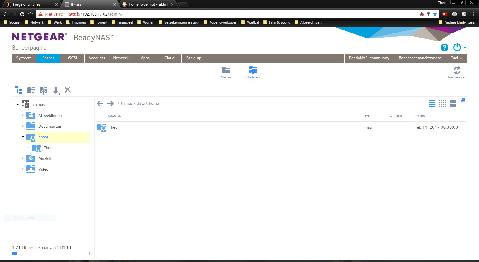 new user folder not visible in Home folder | NETGEAR Communities