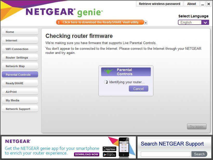 unable to setup parental controls via netgear genie | NETGEAR Communities