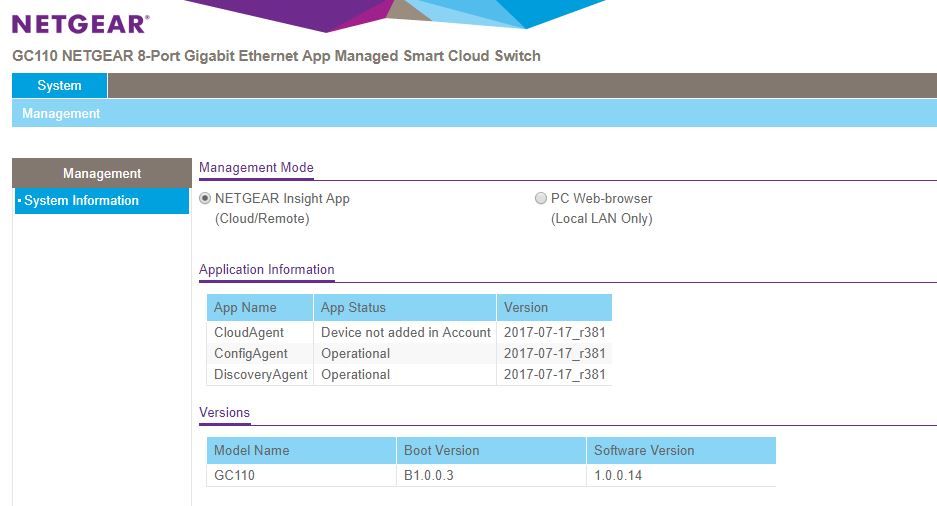 Insight App doesn't find my GC110 | NETGEAR Communities