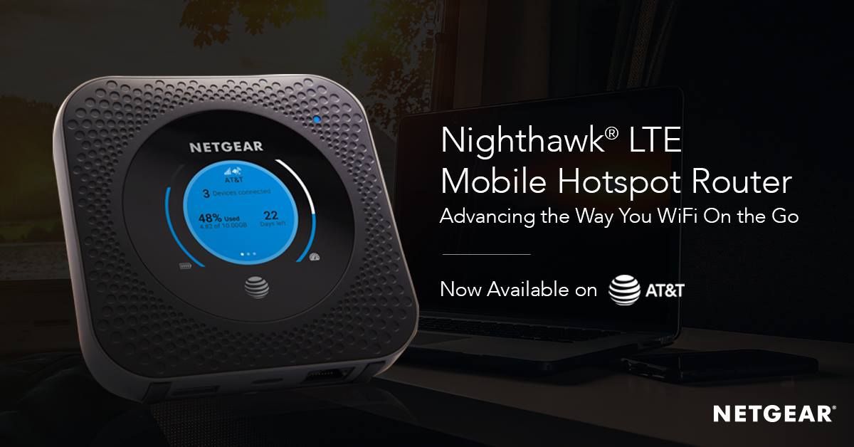Nighthawk LTE Mobile Hotspot Router – Gigabit WiFi on the Go – AT&T ...