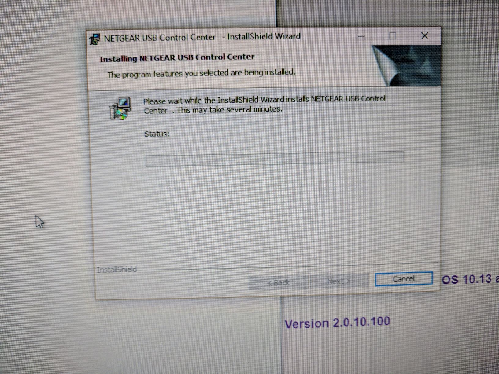 USB Control Center Freezing on Installation and/or Removal | NETGEAR ...