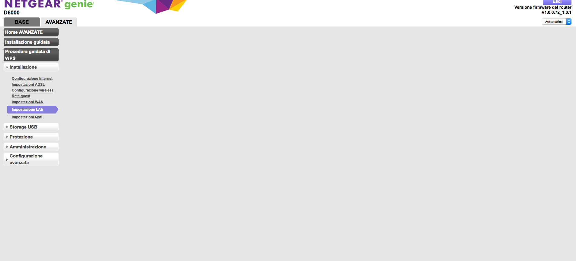 Netgear D6000 impossibile prenotare indirizzi IP | NETGEAR Communities