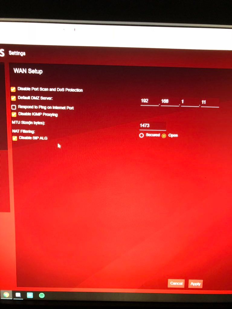settings | NETGEAR Communities