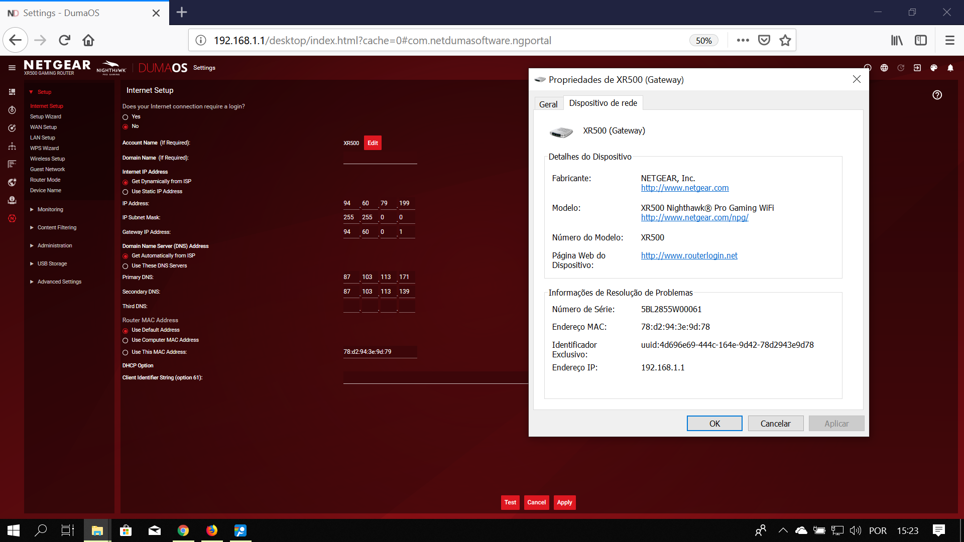 Error Mac address and Ports | NETGEAR Communities