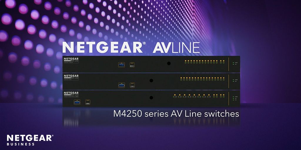 M4250 NETGEAR AV Line Switches for 1Gb ProAV Installations | NETGEAR ...