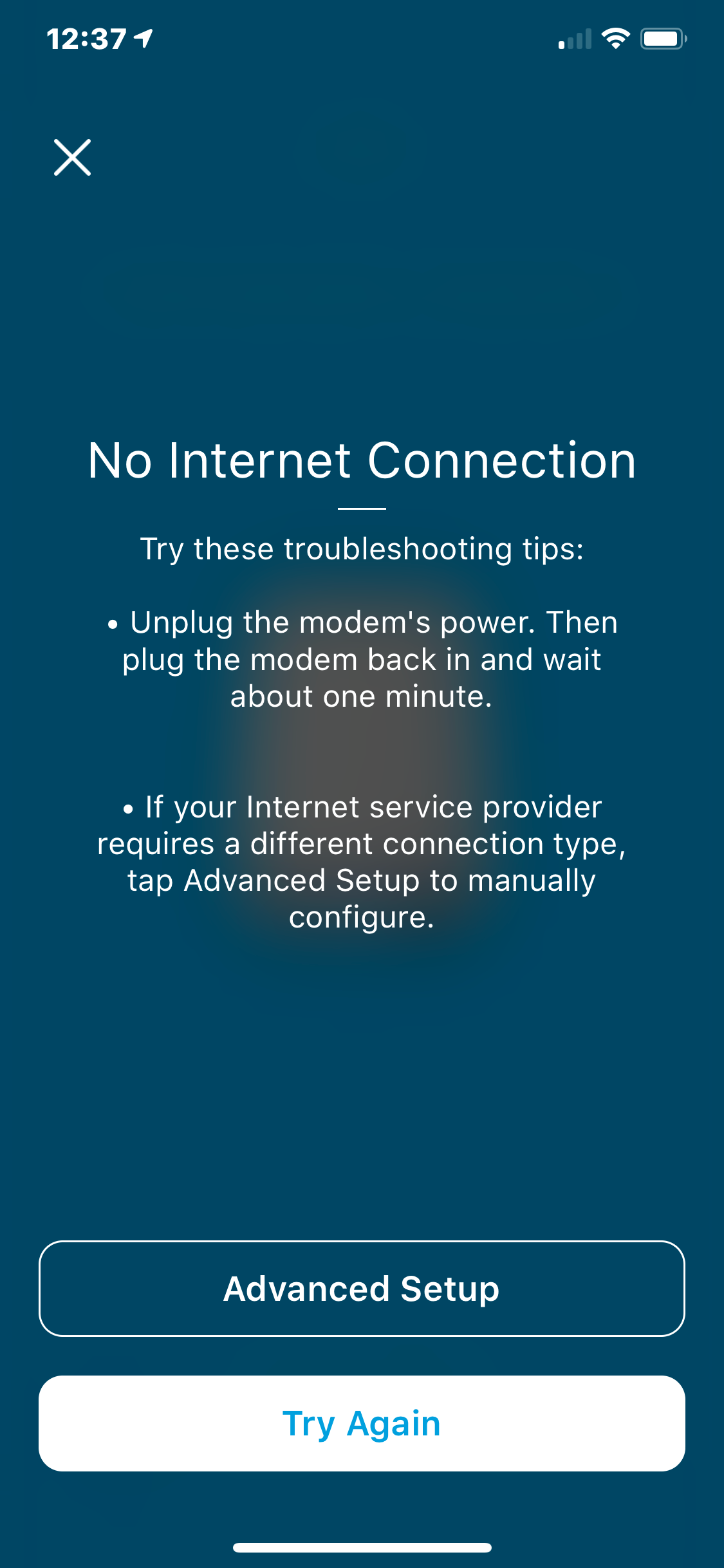'No internet connection' while trying o set up orbi mesh wifi | NETGEAR ...