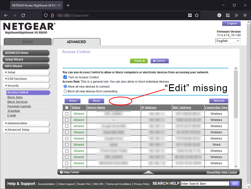 Re: Nighthawk X6 R8000 - cannot rename devices (2021 update) | NETGEAR ...