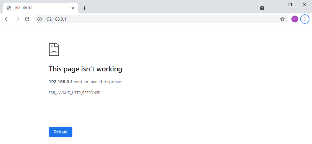 Cannot Access Admin Login Page of C6300 Router | NETGEAR Communities