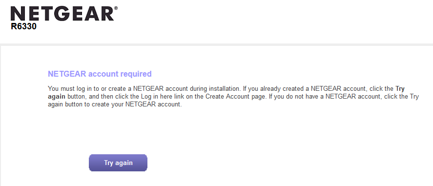 Permanently Disable Forcing Netgear Account Login - R6330 (and all ...