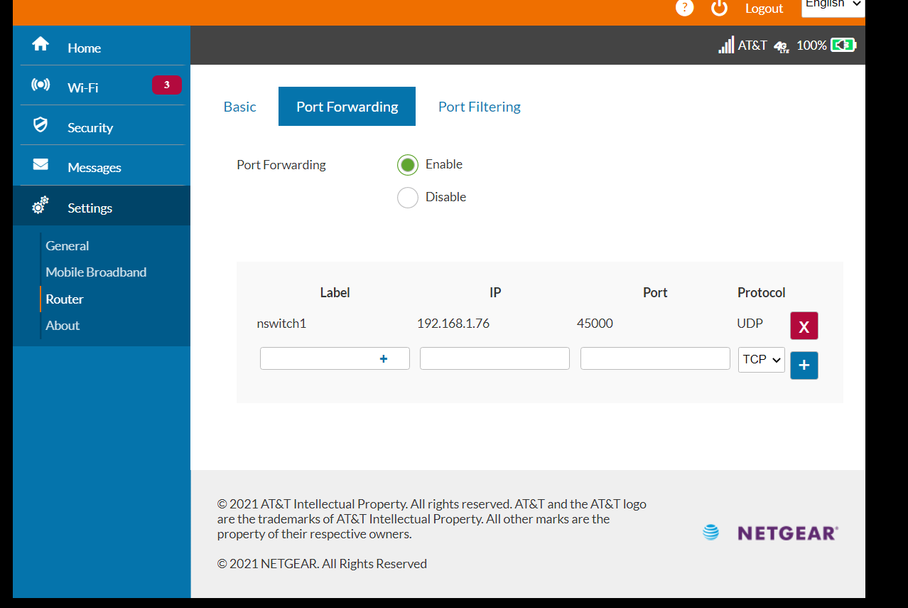 AC797S Port Forwarding - Range of ports | NETGEAR Communities