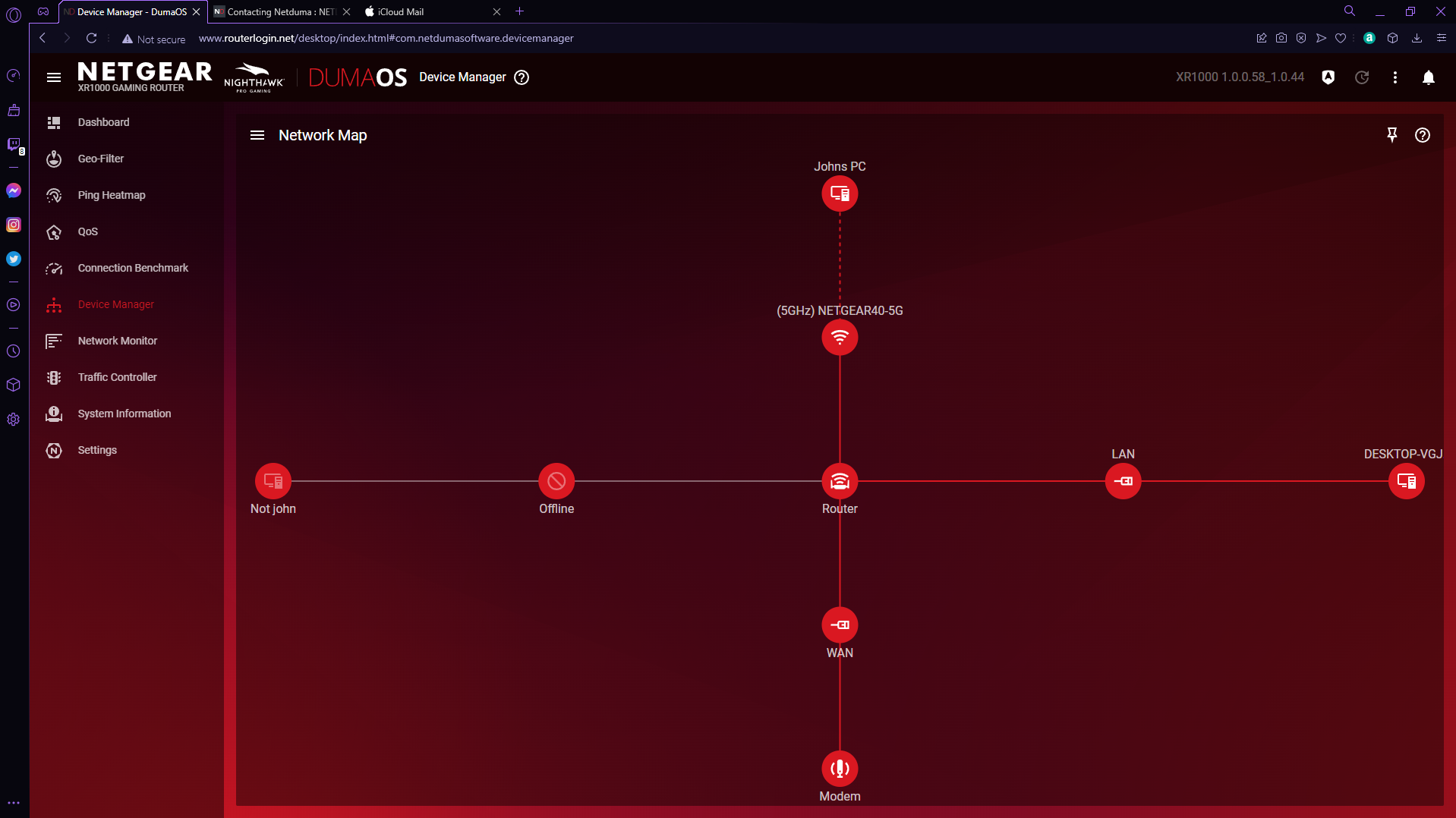 XR1000 DumaOS lan but showing wireless | NETGEAR Communities