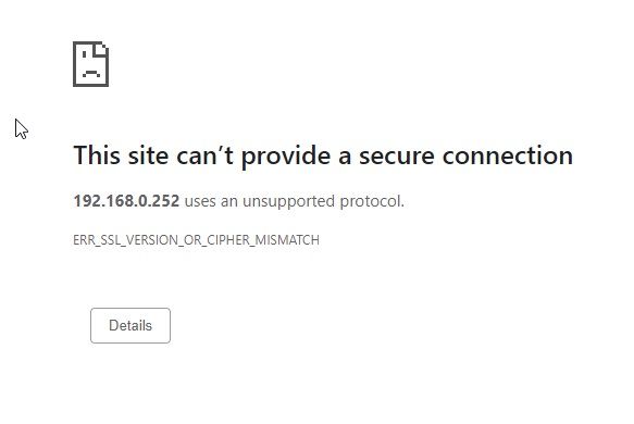 Admin Access To My Readynas Duo V2 Ssl Issue Netgear Communities