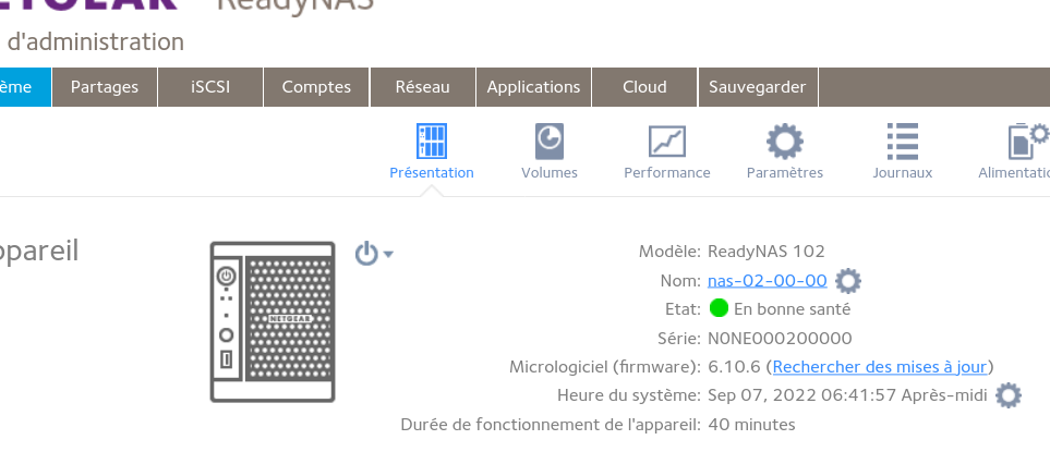 READYNAS OS6 : Wrong serial number after repair boot readynas RN102 ...