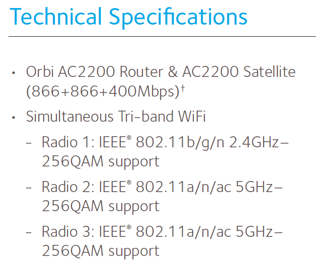 RBR40 Max Link Rate?...... | NETGEAR Communities
