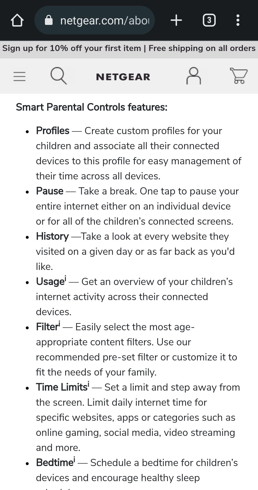 Problems with History in Smart Parental Controls on RAX10 Router ...