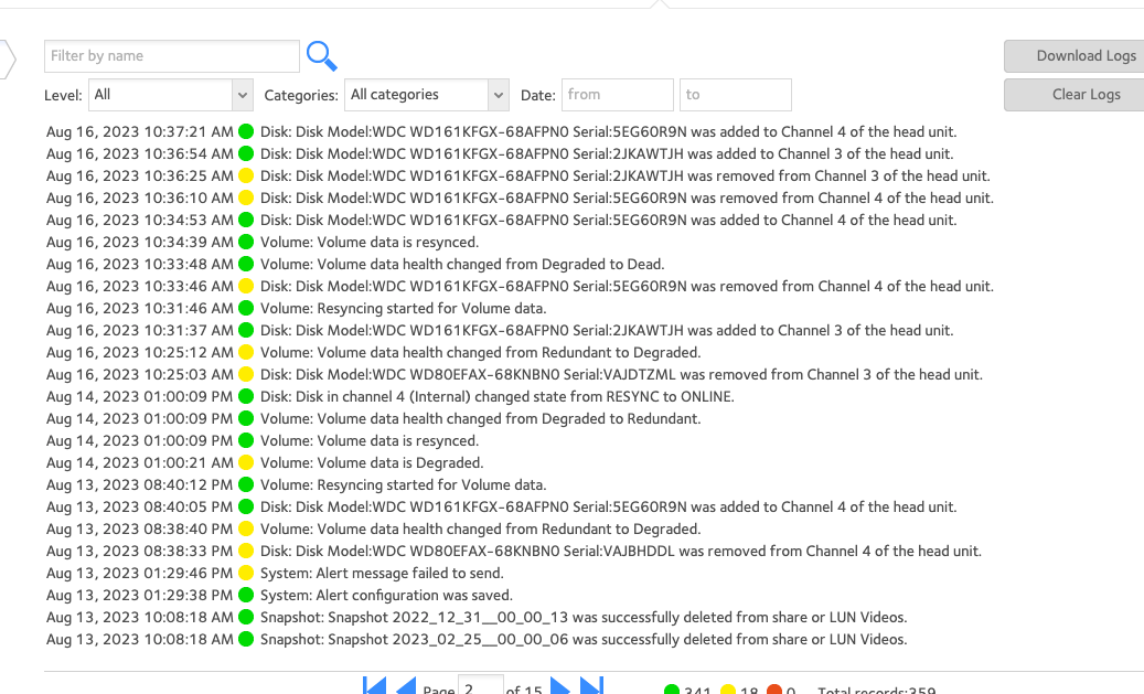 ReadyNAS RN424 | Inactive Volume + RAID Issue | NETGEAR Communities