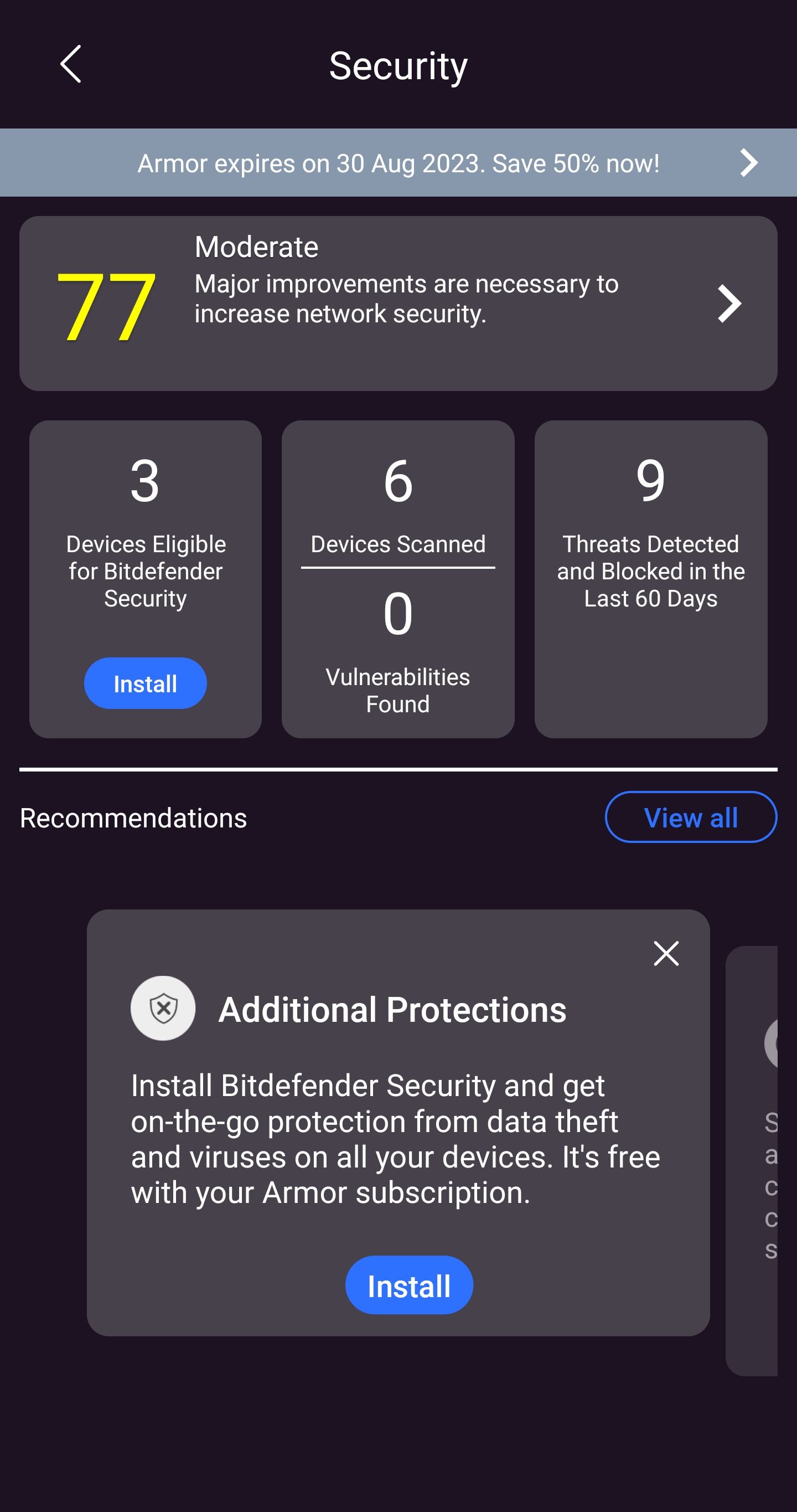 NightHawk Armor renewal 50% discount | NETGEAR Communities