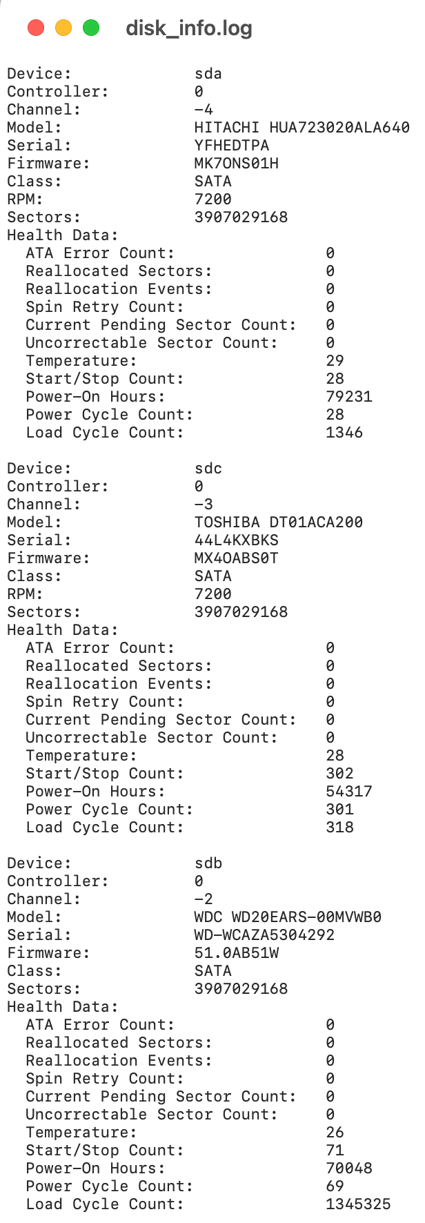 ReadyNAS 426 Negative Channel Numbers Disk Info Log Disks NOT showing ...