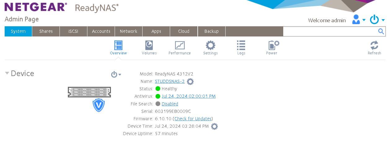 Error showing Remove inactive volume to use the disk # 4,5,6,8, | NETGEAR Communities