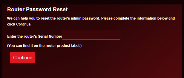 XR1000 Admin Password Reset loop | NETGEAR Communities